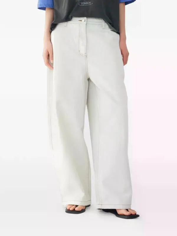 STUDIO TOMBOY Contrast Stitch Relaxed Fit Jeans