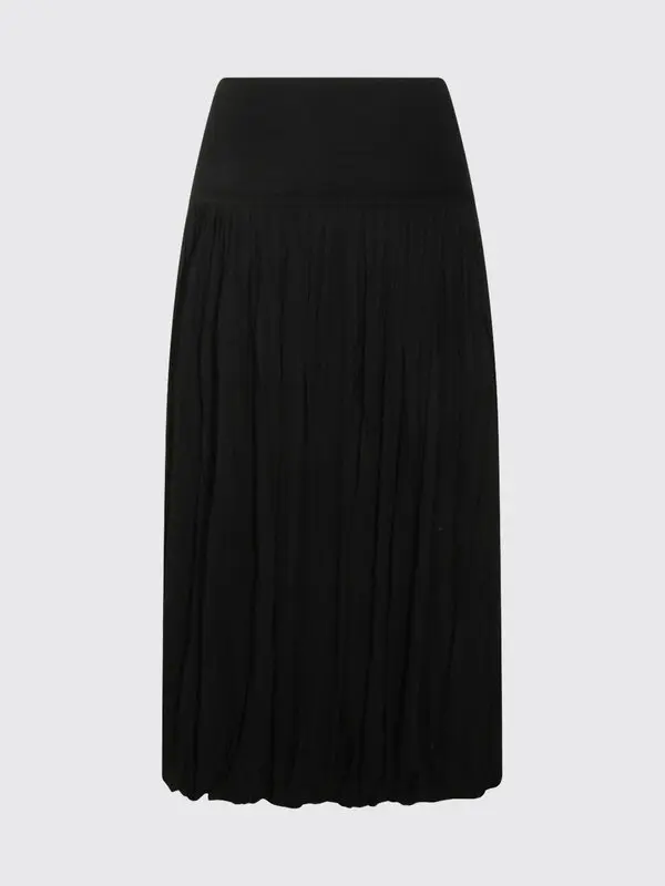 TOTEME High-waisted Pleated Midi Skirt In Viscose