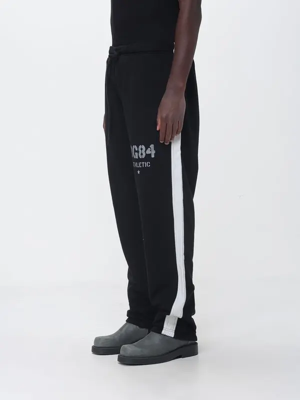 Dolce & Gabbana Cotton Jogging Trousers With Elasticated Waist And Contrast Logo