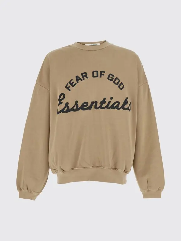 Fear Of God Relaxed Fit Crewneck Cotton Jumper With Logo