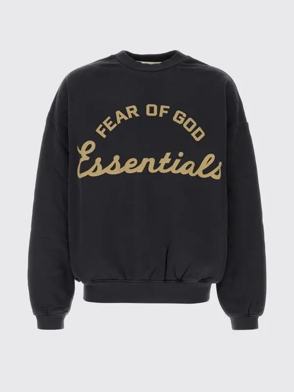 Fear Of God Relaxed Fit Crewneck Cotton Jumper With Logo