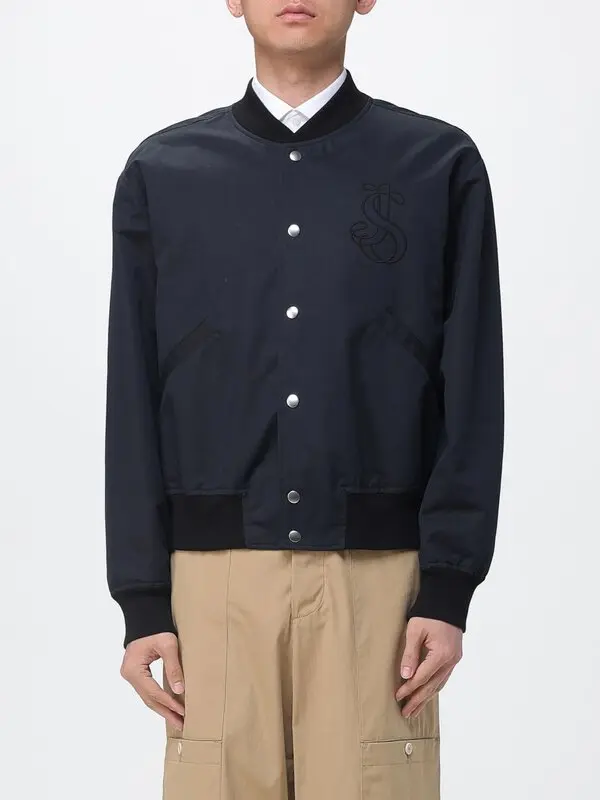JIL SANDER Nylon Bomber Jacket - Black