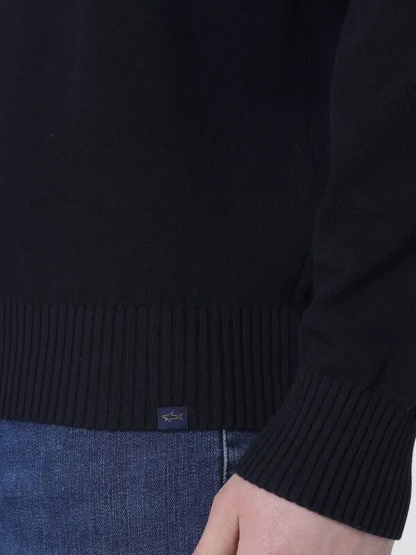 Paul & Shark Cotton Knit Crewneck Sweater - Blue
