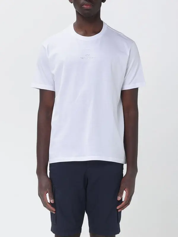 Paul & Shark Cotton T-shirt With Logo