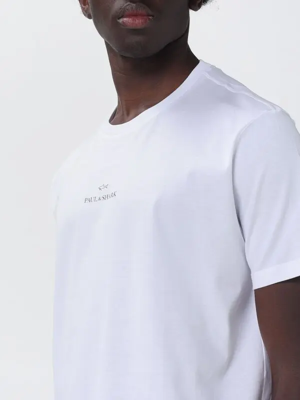 Paul & Shark Cotton T-shirt With Logo