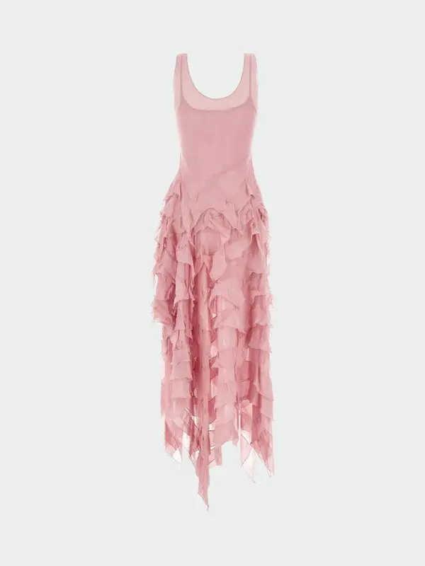 Blumarine Ruffled Dress