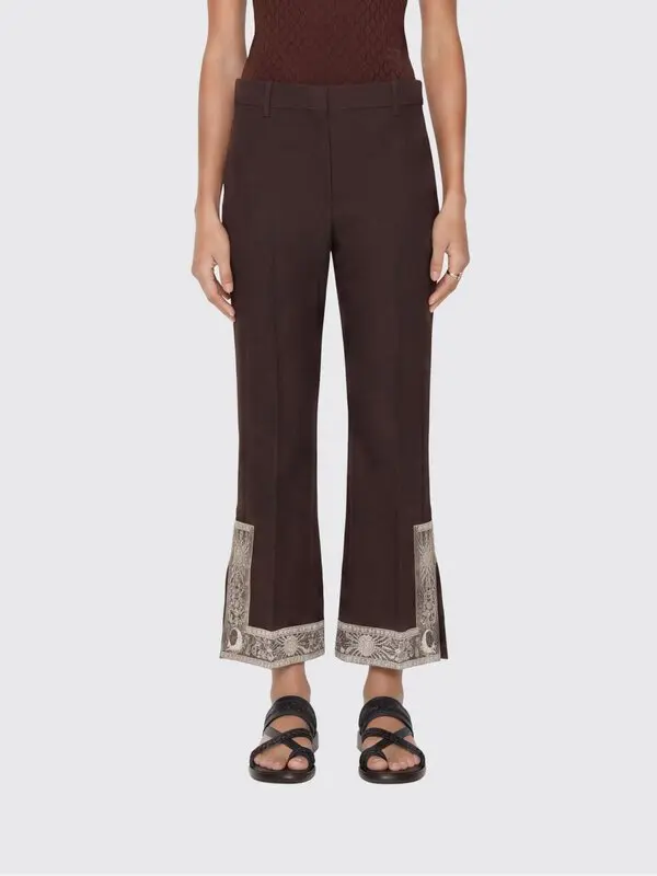 Burberry Embellished Flare Trousers