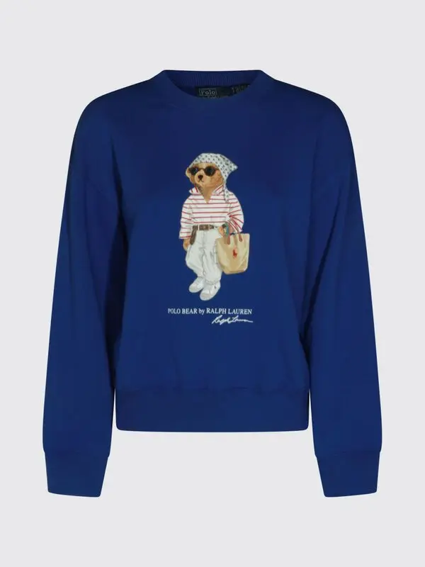 Polo Ralph Lauren Embroidered Bear Sweatshirt - Blue