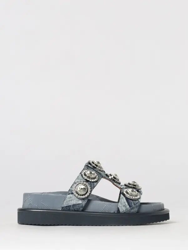 Kurt Geiger Embellished Heeled Sandals - Blue