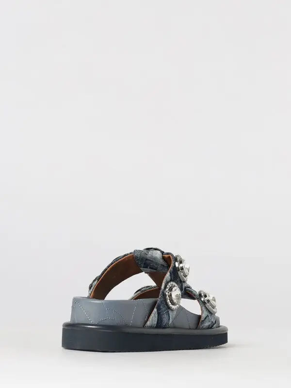 Kurt Geiger Embellished Heeled Sandals - Blue