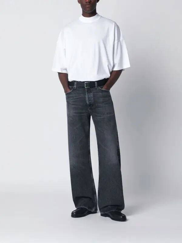 AGOLDE Cotton Wide-leg Jeans - Denim