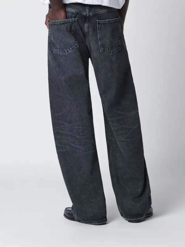 AGOLDE Cotton Wide-leg Jeans - Denim
