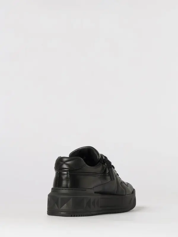 Valentino Garavani Leather Sneakers - Black