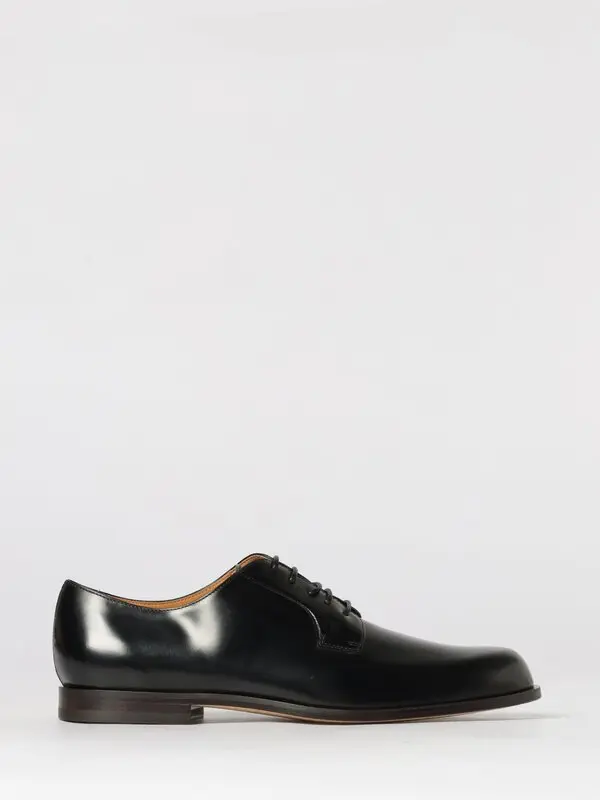 TOD'S Brushed Calfskin Derby Shoes - Black