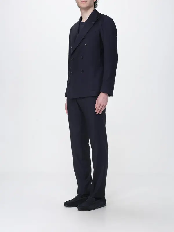 Tagliatore Virgin Wool Double-breasted Dress - Blue
