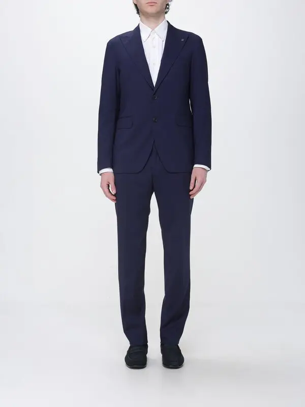 Tagliatore Single-breasted Stretch Virgin Wool Dress