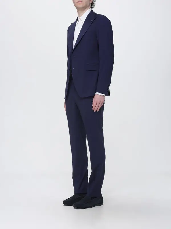 Tagliatore Single-breasted Stretch Virgin Wool Dress