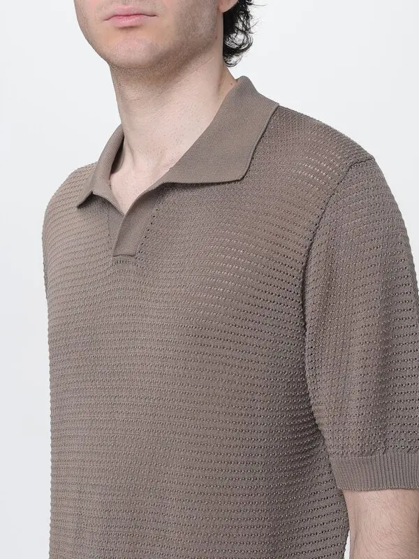 Tagliatore Cotton Knit Polo Shirt