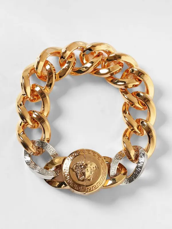 Versace Medusa Head Chain Bracelet - Gold
