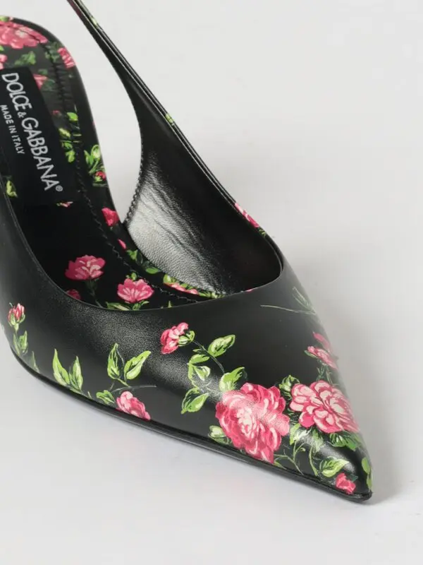 Dolce & Gabbana Floral Slingback Pumps