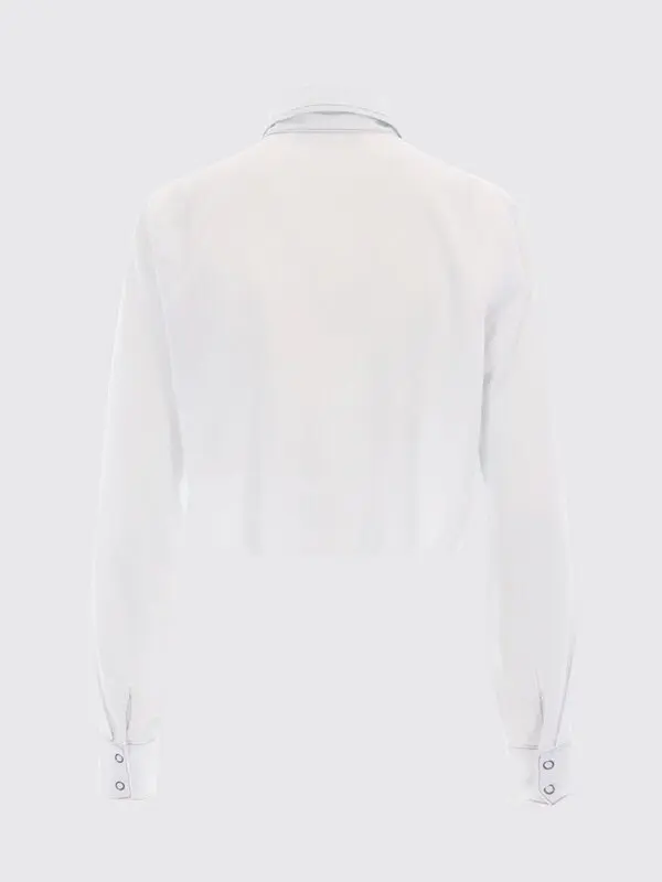 Patrizia Pepe Cropped Lyocell Shirt