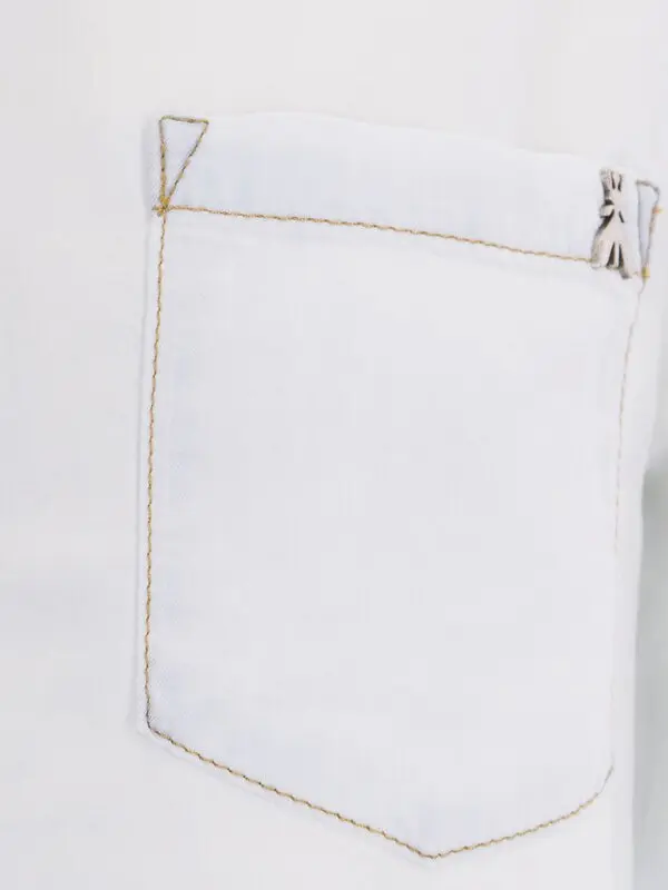 Patrizia Pepe Cropped Lyocell Shirt