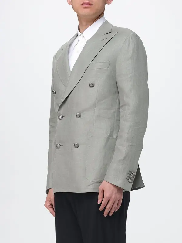 Corneliani Double Breasted Blazer - Grey