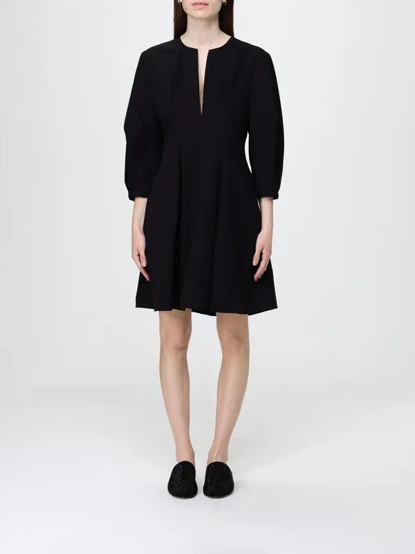 TOTEME Cotton Mini Dress - Black