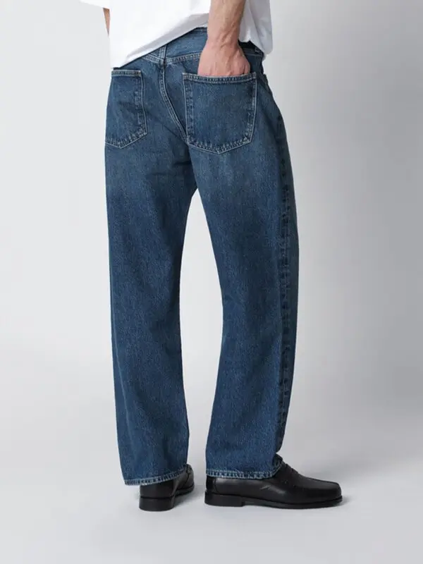 AGOLDE Mid-rise Straight Fit Jeans - Denim