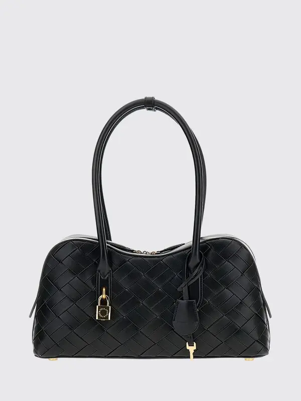 Stella McCartney Woven Shoulder Bag - Black
