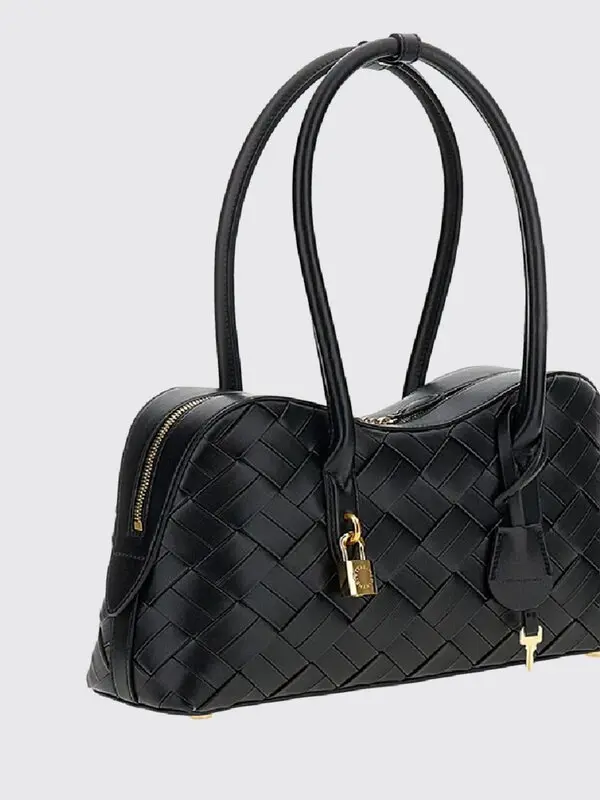 Stella McCartney Woven Shoulder Bag - Black
