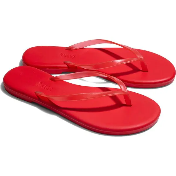 Tkees Waterproof Flip Flops - Sol Red