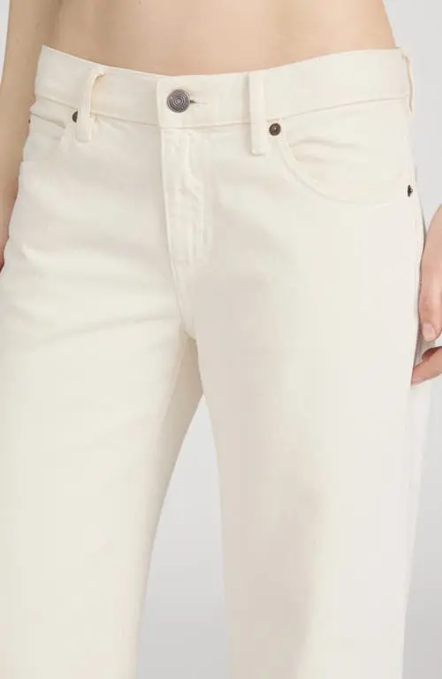 FRAME The Saturday Low Rise Relaxed Straight Leg Jeans - Shell