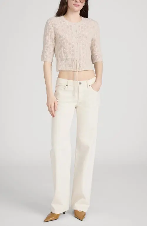 FRAME The Saturday Low Rise Relaxed Straight Leg Jeans - Shell