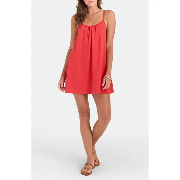 Volcom Baby Cakes Mini Cover-up Sundress - Persimmon