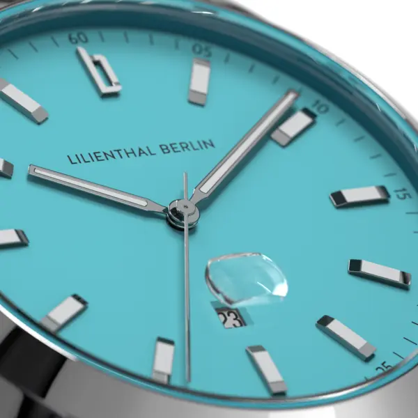 Lilienthal Berlin Huxley Ii Round Stainless Steel Watch - Blue
