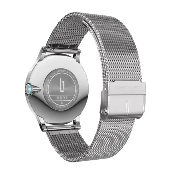 Lilienthal Berlin Huxley Ii Round Stainless Steel Watch - Blue