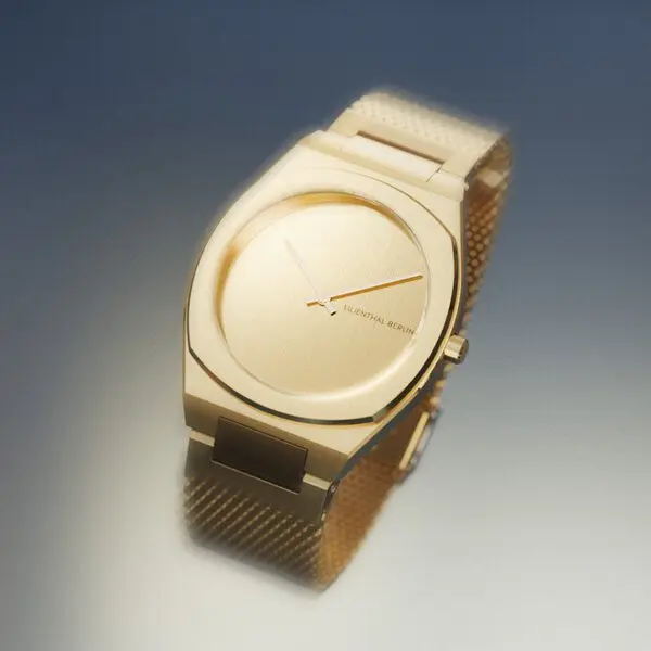 Lilienthal Berlin Nuvora Stainless Steel Mesh Watch - Gold