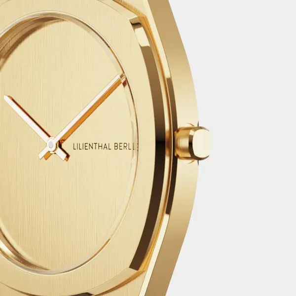 Lilienthal Berlin Nuvora Stainless Steel Mesh Watch - Gold