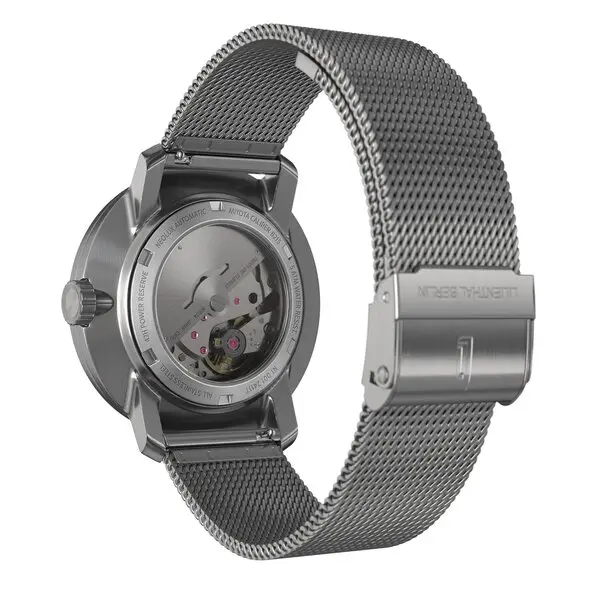 Lilienthal Berlin Automatic Stainless Steel Mesh Strap Watch - Brown