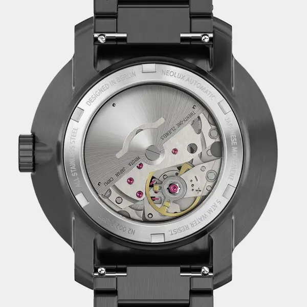 Lilienthal Berlin Automatic Day-date Stainless Steel Watch - Blue
