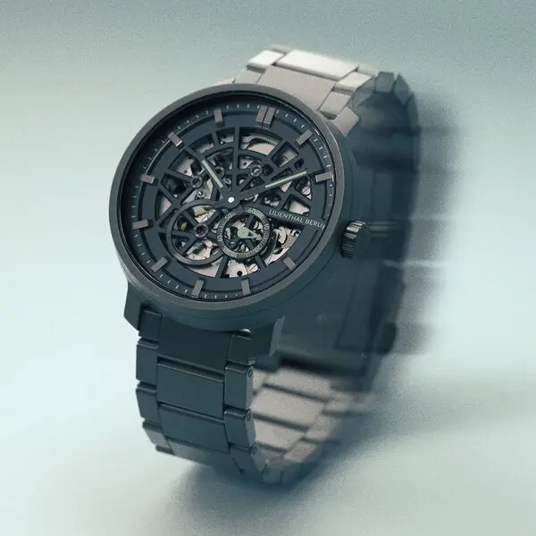 Lilienthal Berlin Neolux Skeleton Automatic Watch - Gray