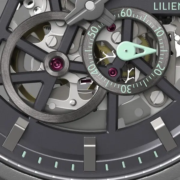 Lilienthal Berlin Neolux Skeleton Automatic Watch - Gray