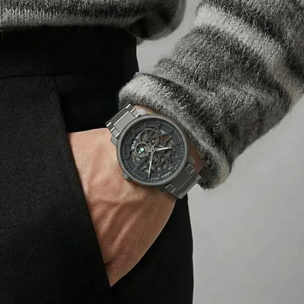 Lilienthal Berlin Neolux Skeleton Automatic Watch - Gray