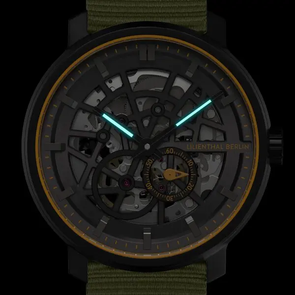 Lilienthal Berlin Neolux Skeleton Automatic Watch