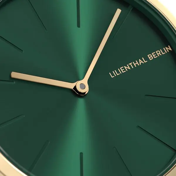 Lilienthal Berlin Rosalux Gold Emerald Mesh Watch - Green