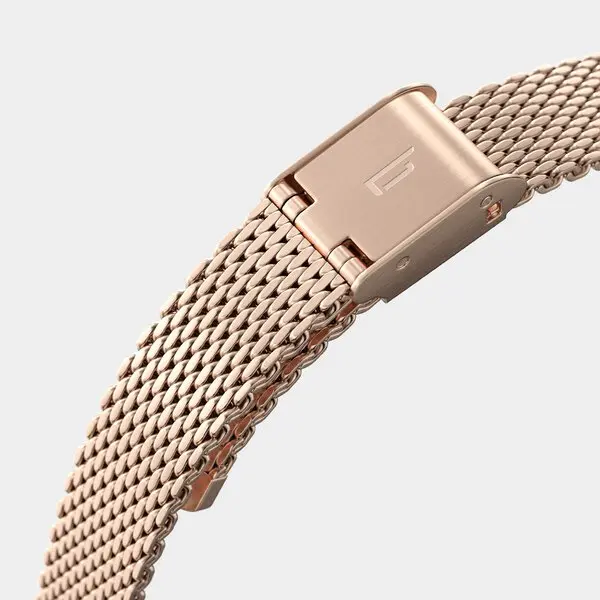 Lilienthal Berlin Rosalux Rose Bloom Mesh Watch - Gold