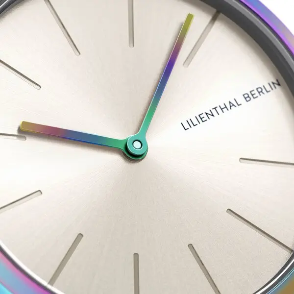 Lilienthal Berlin Rosalux Rainbow Mesh Watch - White