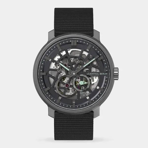 Lilienthal Berlin Automatic Skeleton Watch - Gray