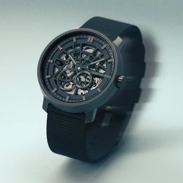 Lilienthal Berlin Automatic Skeleton Watch - Gray